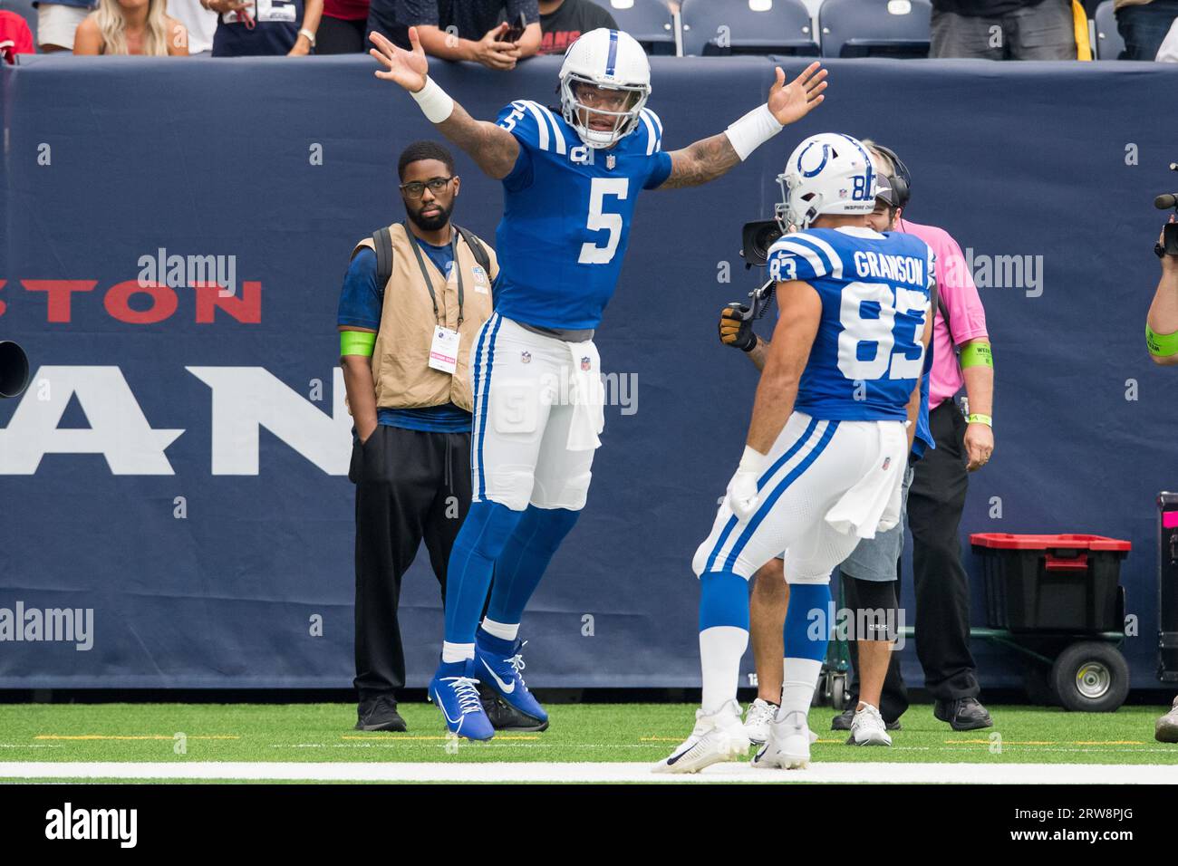 Houston, TX, USA. 17th Sep, 2023. Indianapolis Colts quarterback ...
