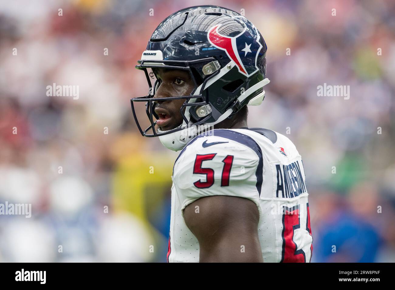 Houston, TX, USA. September 17, 2023: Houston Texans defensive end Will ...