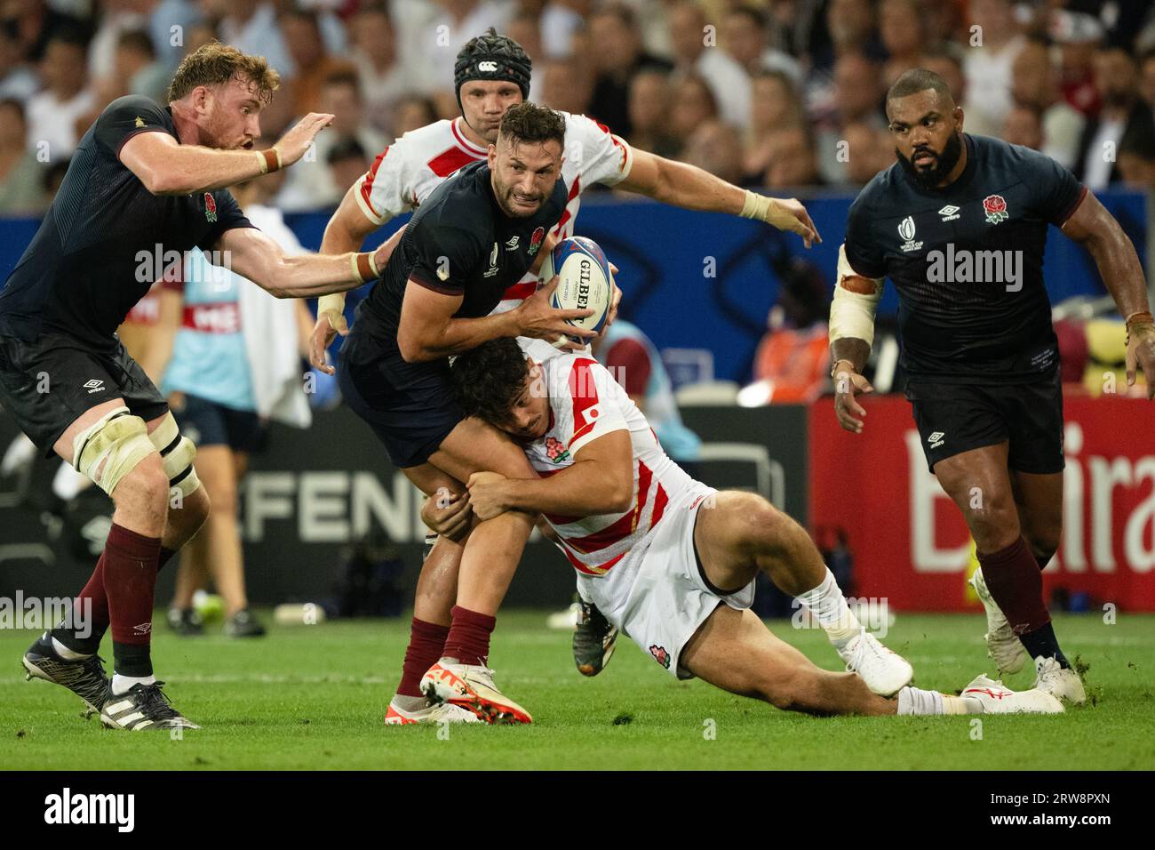 Nice, France. 17th Sep, 2023. Japan's Dylan Riley during the 2023 Rugby ...