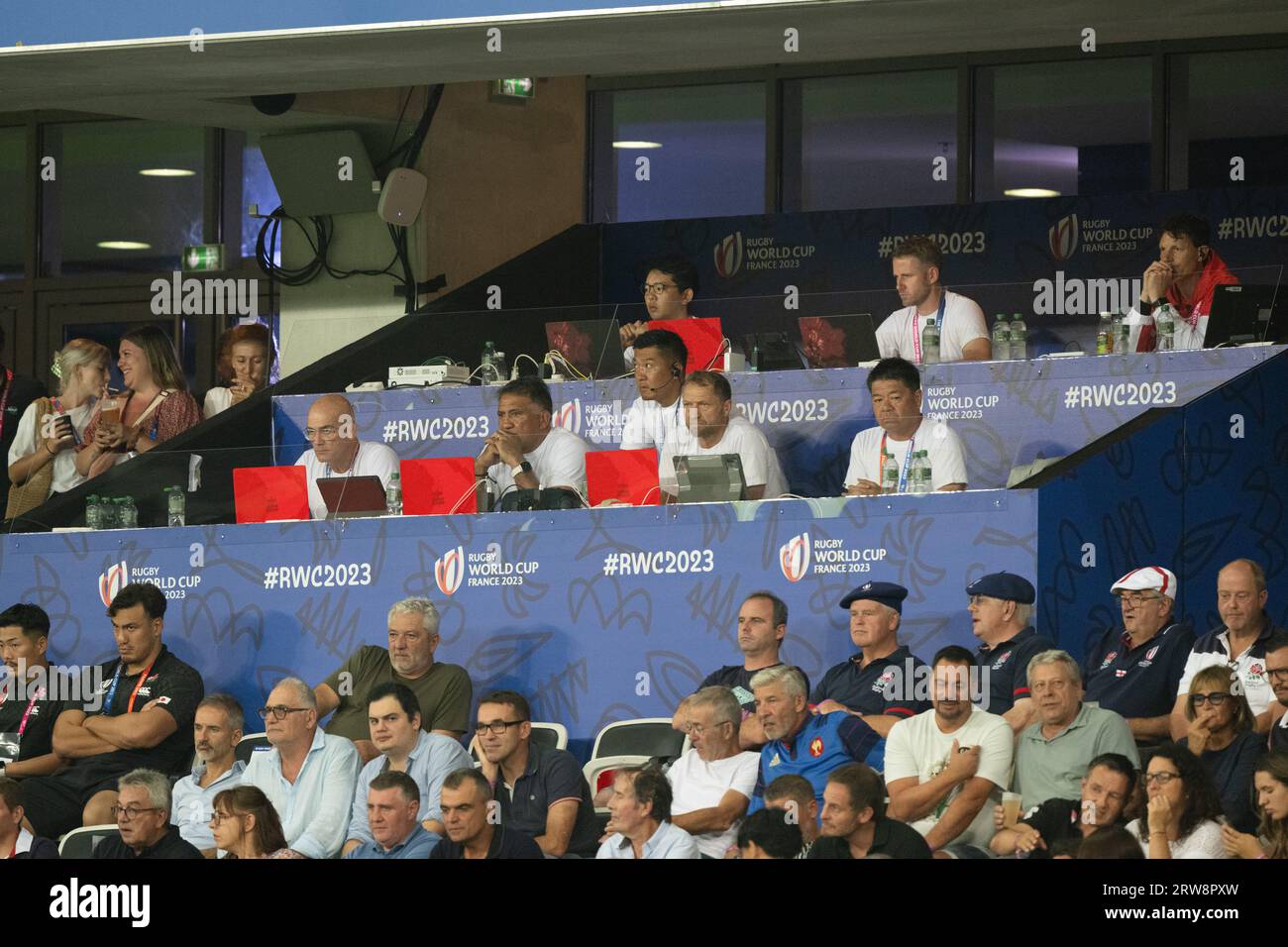 Nice, France. 17th Sep, 2023. Japan head coach Jamie Joseph during the ...
