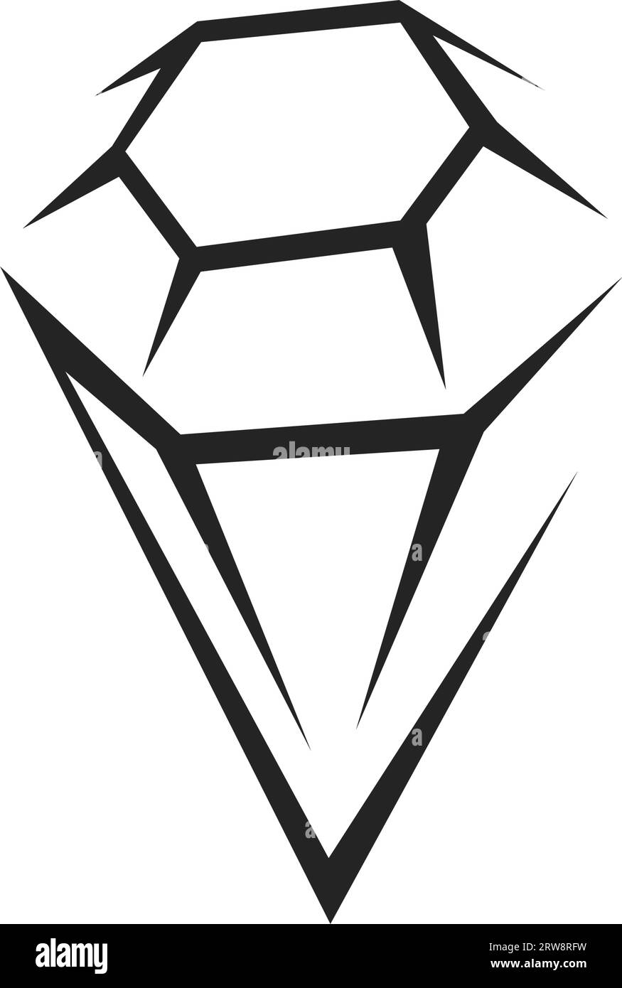 diamond logo template Isolated. Brand Identity. Icon Abstract Vector ...