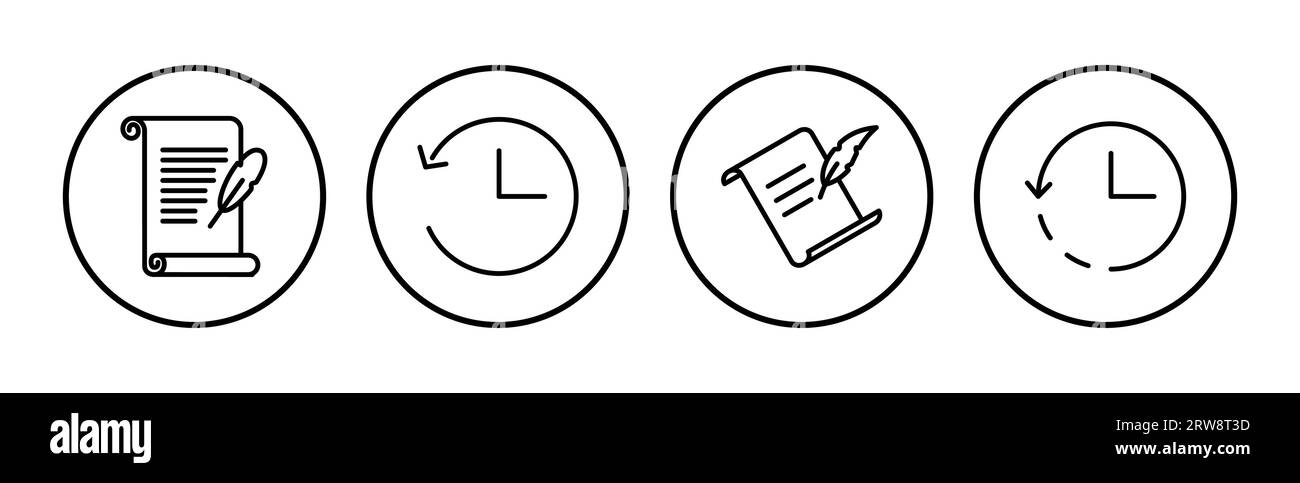 History icon vector. redo history icon Stock Vector Image & Art - Alamy