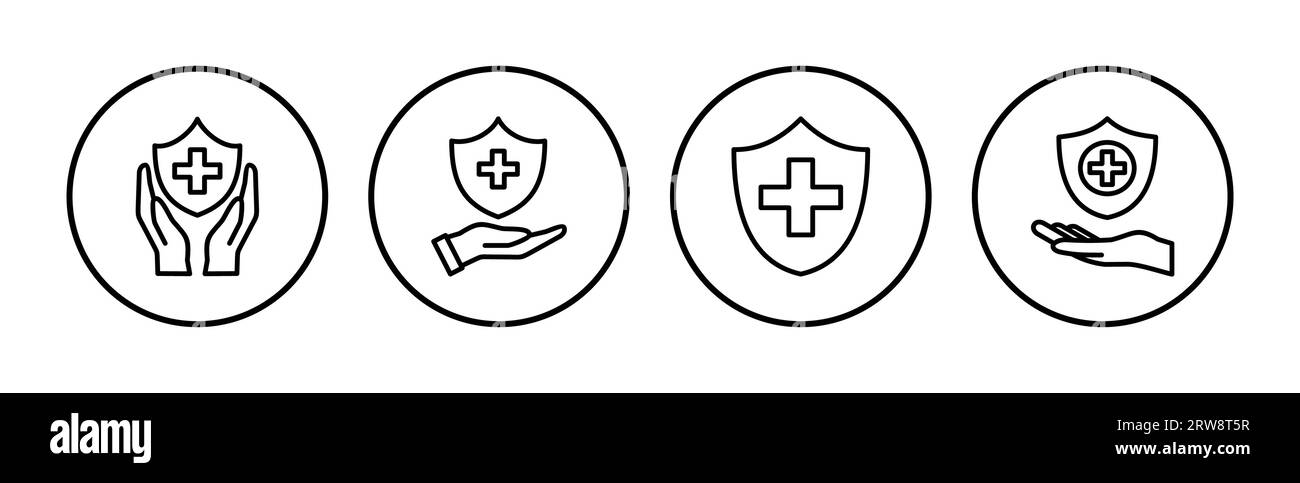 Health insurance icon vector. medical insurance icon Stock Vector Image ...