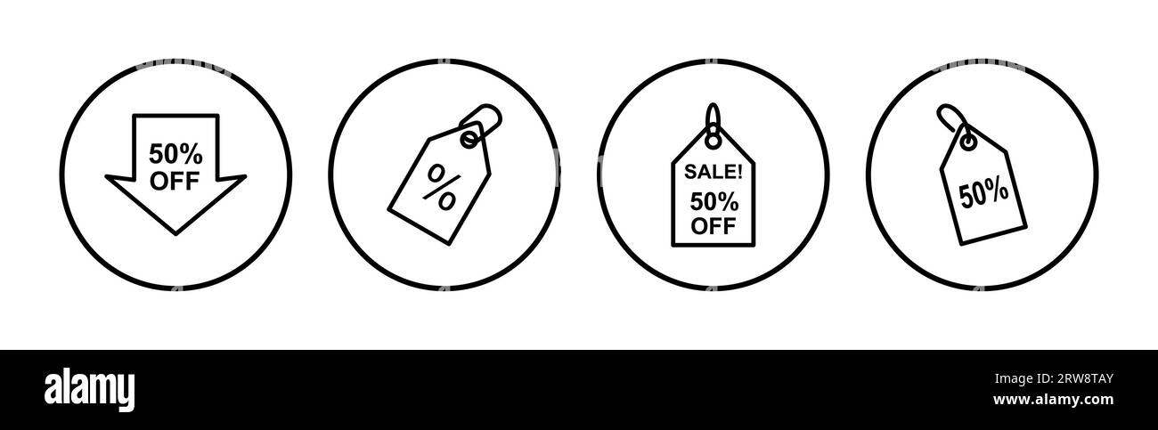 Discount icon vector. shopping tags. percentage icon Stock Vector Image ...