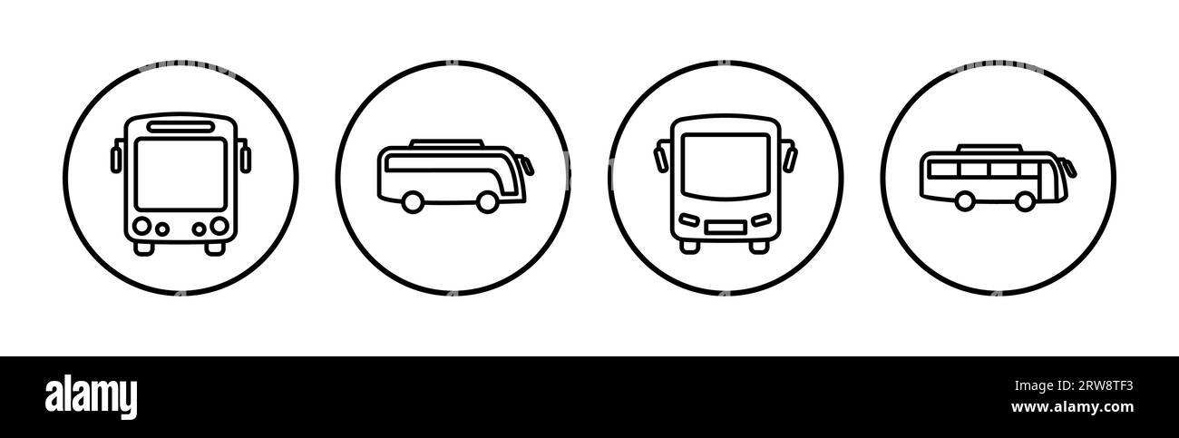 Bus icon vector. bus vector icon Stock Vector Image & Art - Alamy