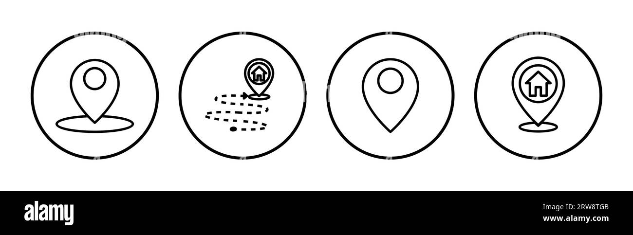 Address icon vector. location icon. address symbol. pin Stock Vector ...