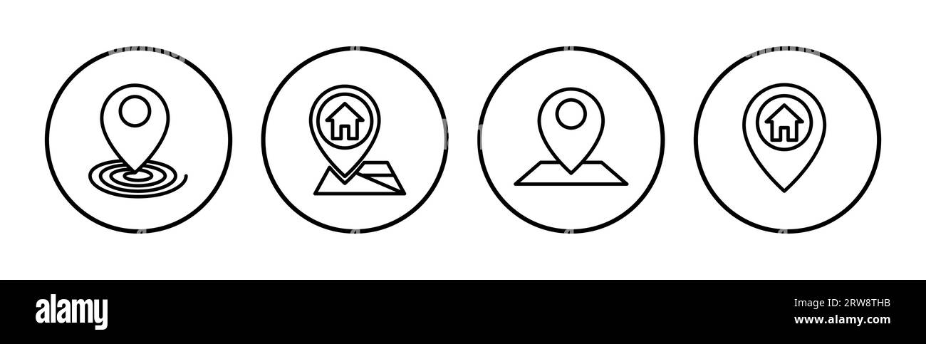 Address icon vector. location icon. address symbol. pin Stock Vector ...