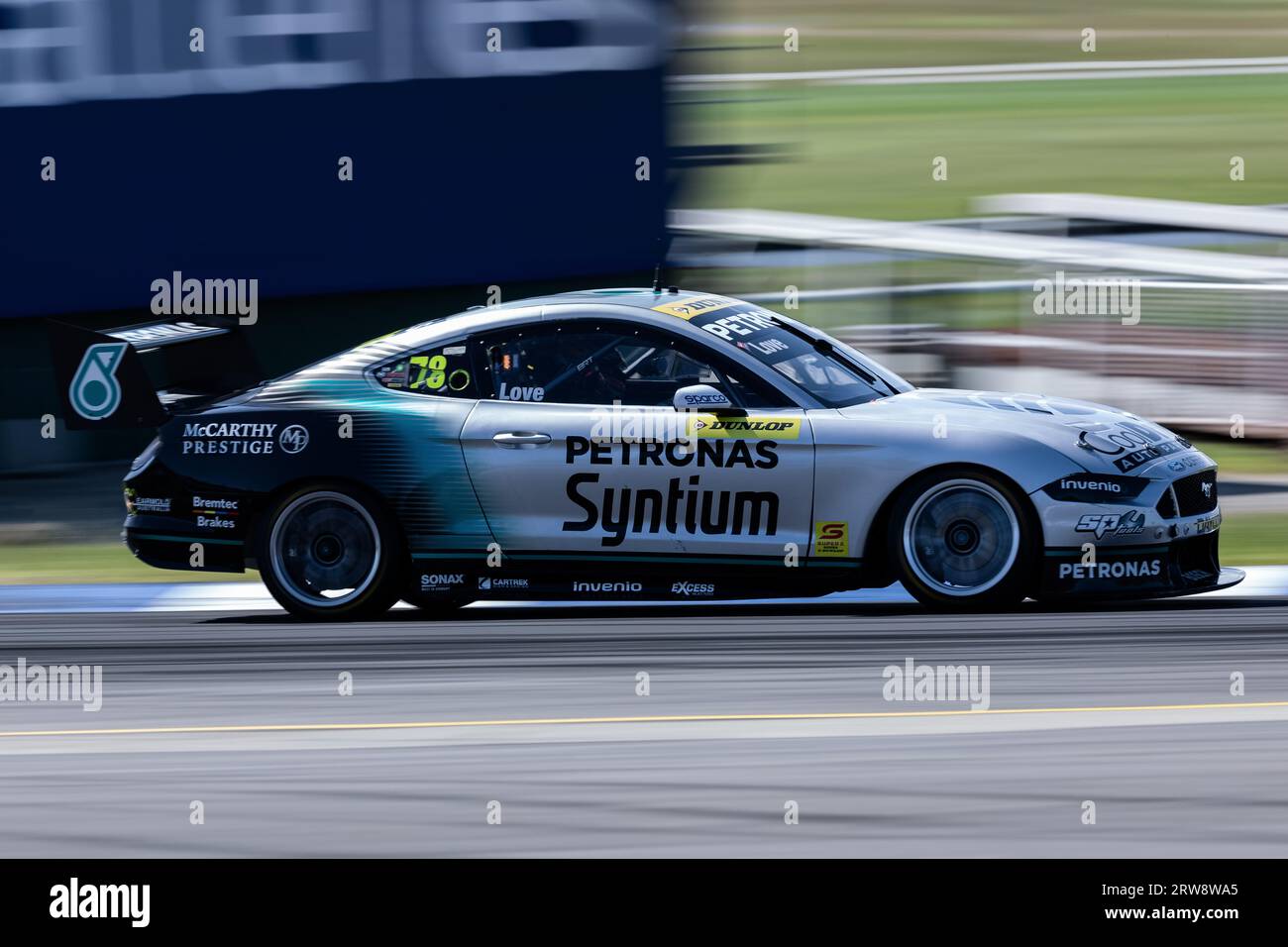 Melbourne, Australia, 17 September, 2023. Aaron Love (78) driving Ford ...
