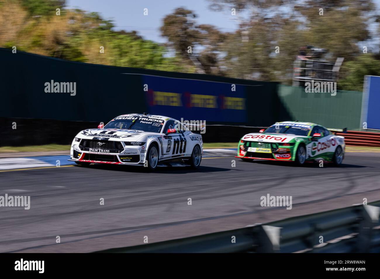 Melbourne, Australia, 17 September, 2023. Nick Percat (2) driving Ford ...