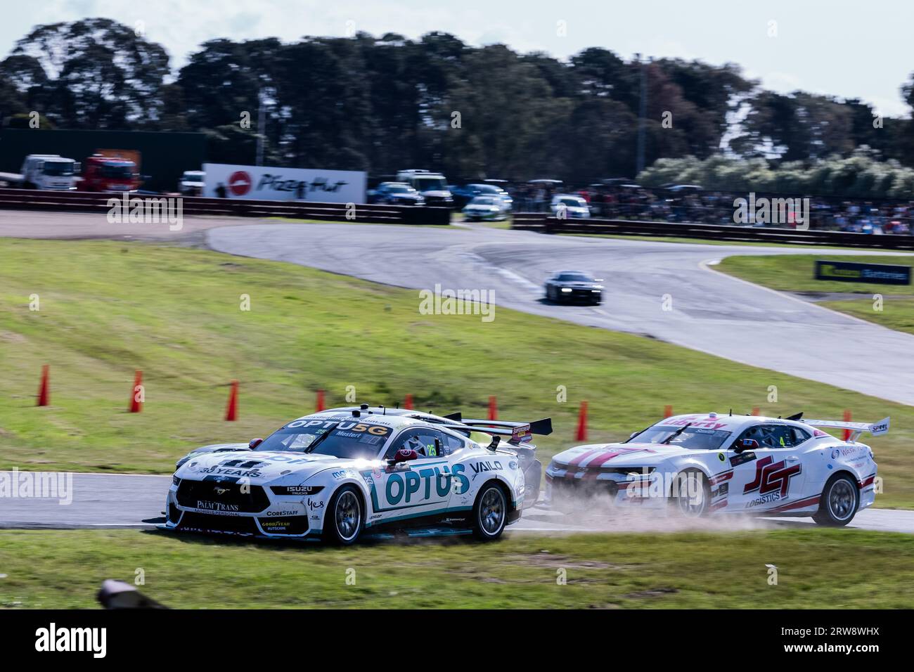 Melbourne, Australia, 17 September, 2023. Chaz Mostert (25) driving ...