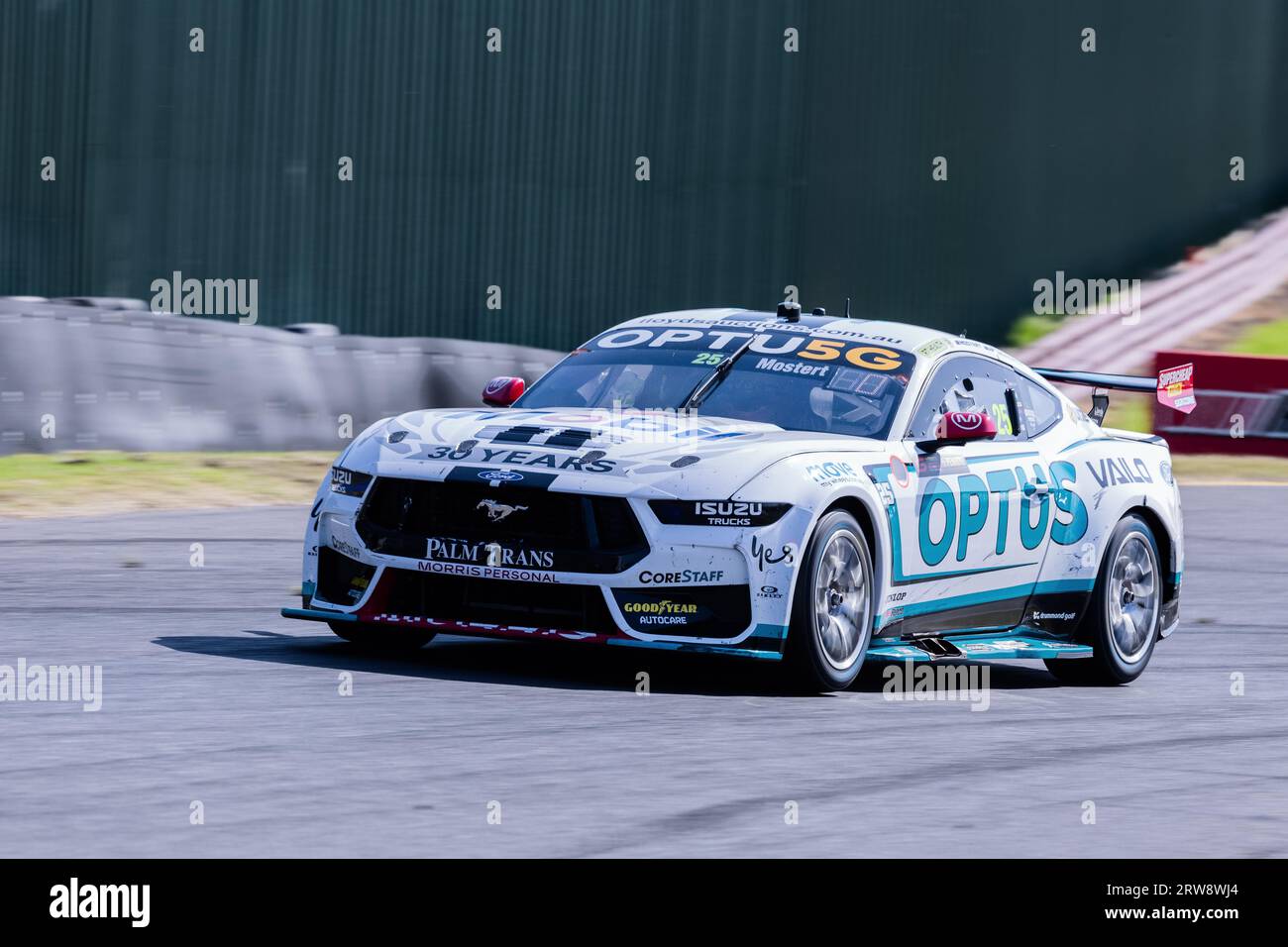 Melbourne, Australia, 17 September, 2023. Chaz Mostert (25) driving ...