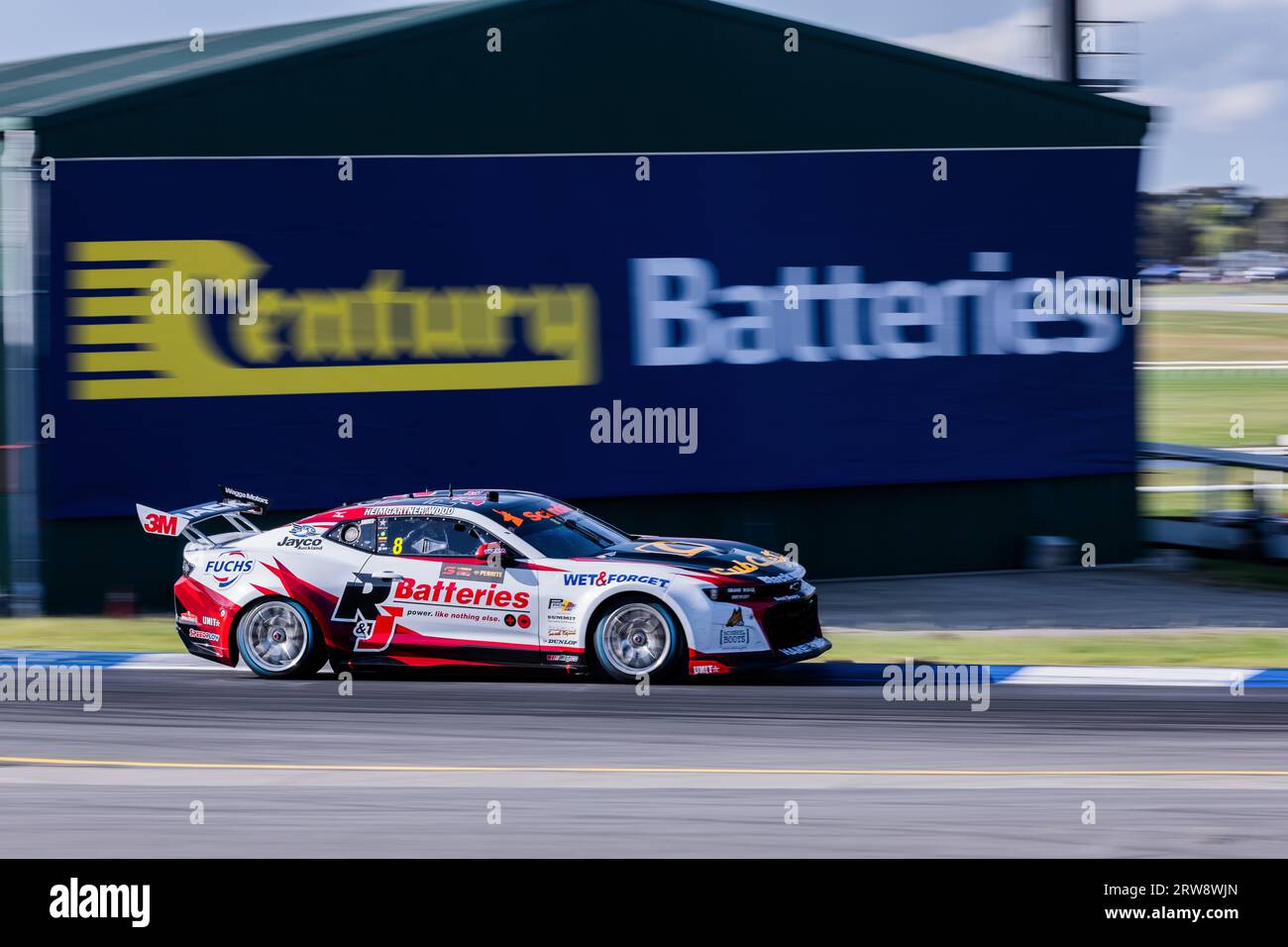 Melbourne, Australia, 17 September, 2023. Andre Heimgartner (8) driving ...