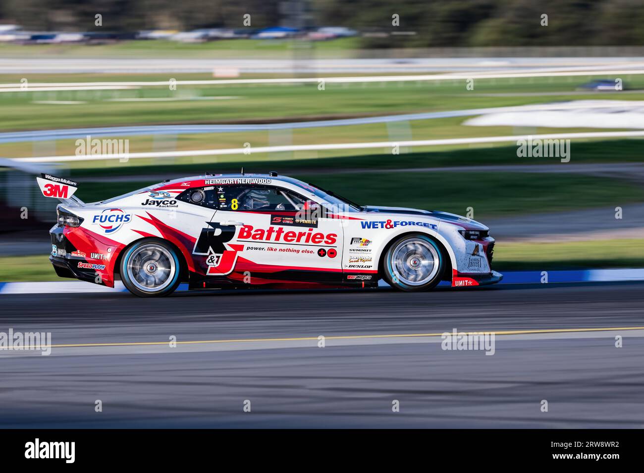 Melbourne, Australia, 17 September, 2023. Andre Heimgartner (8) driving ...