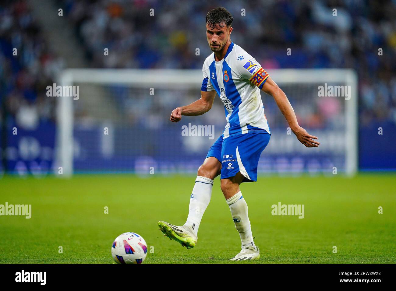 Javi Puado of RCD Espanyol during the La Liga Hypermotion match between ...