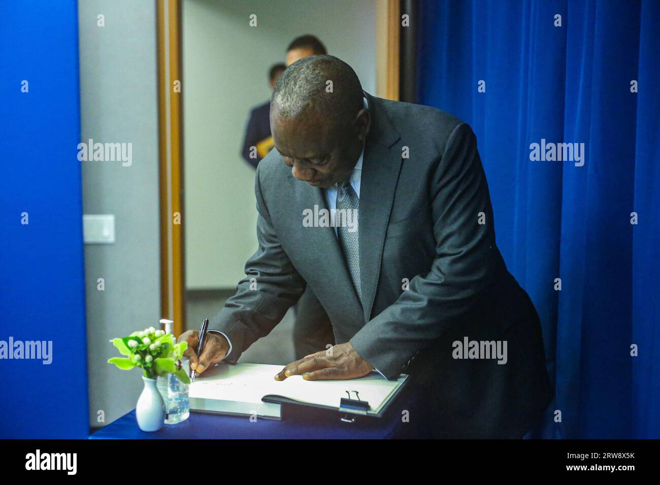 New York, New York, USA. 17th Sep, 2023. MATAMELA CYRIL RAMAPHOSA ...