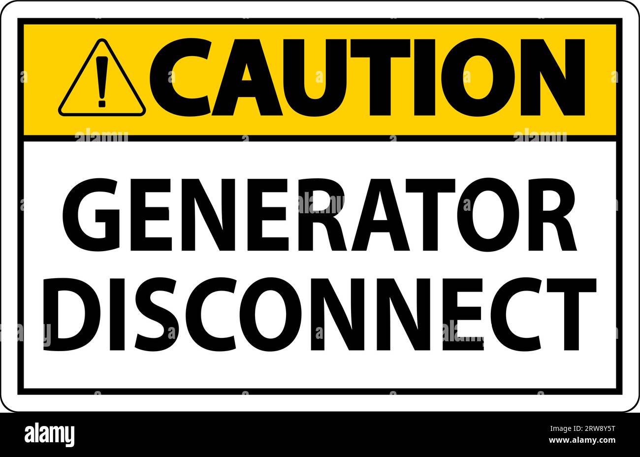 Disconnect power source Stock Vector Images - Alamy