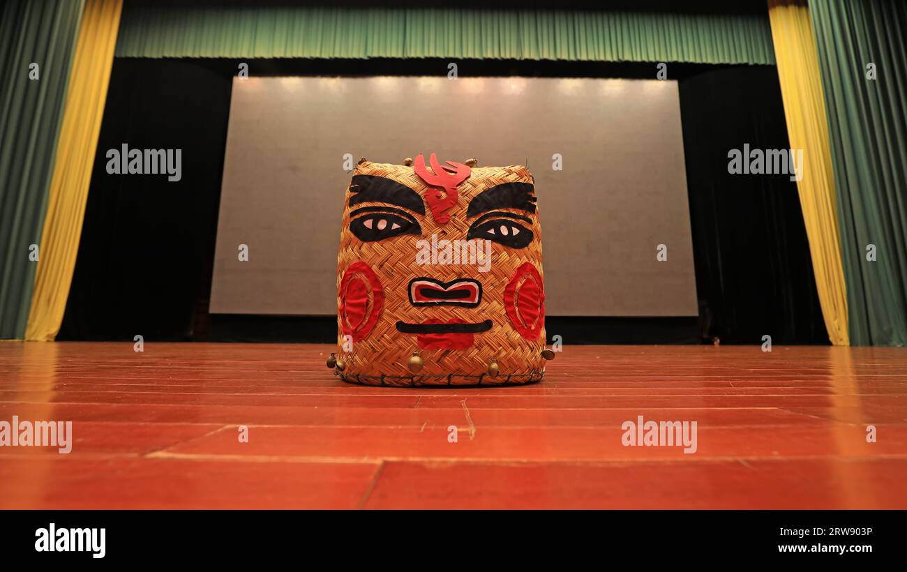 Basket, a traditional Chinese Yangko prop Stock Photo - Alamy