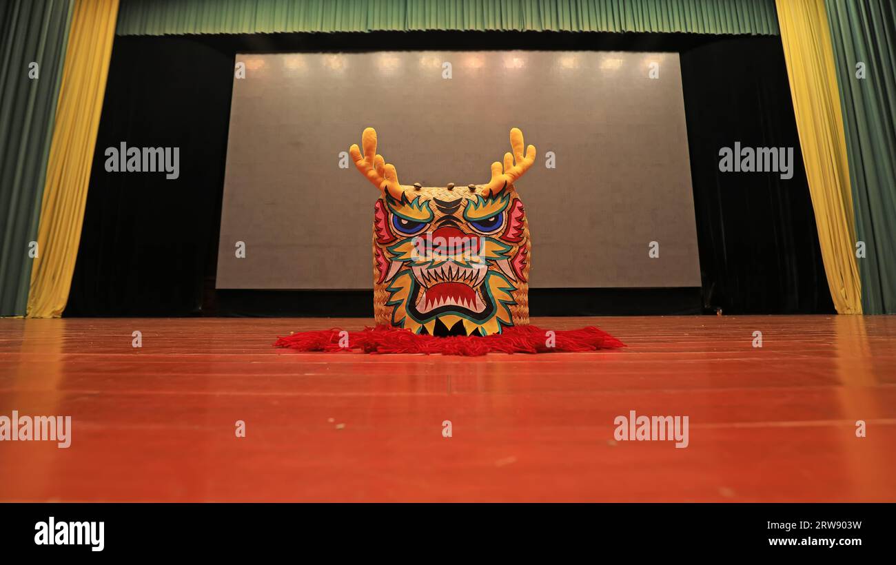 Basket, a traditional Chinese Yangko prop Stock Photo - Alamy