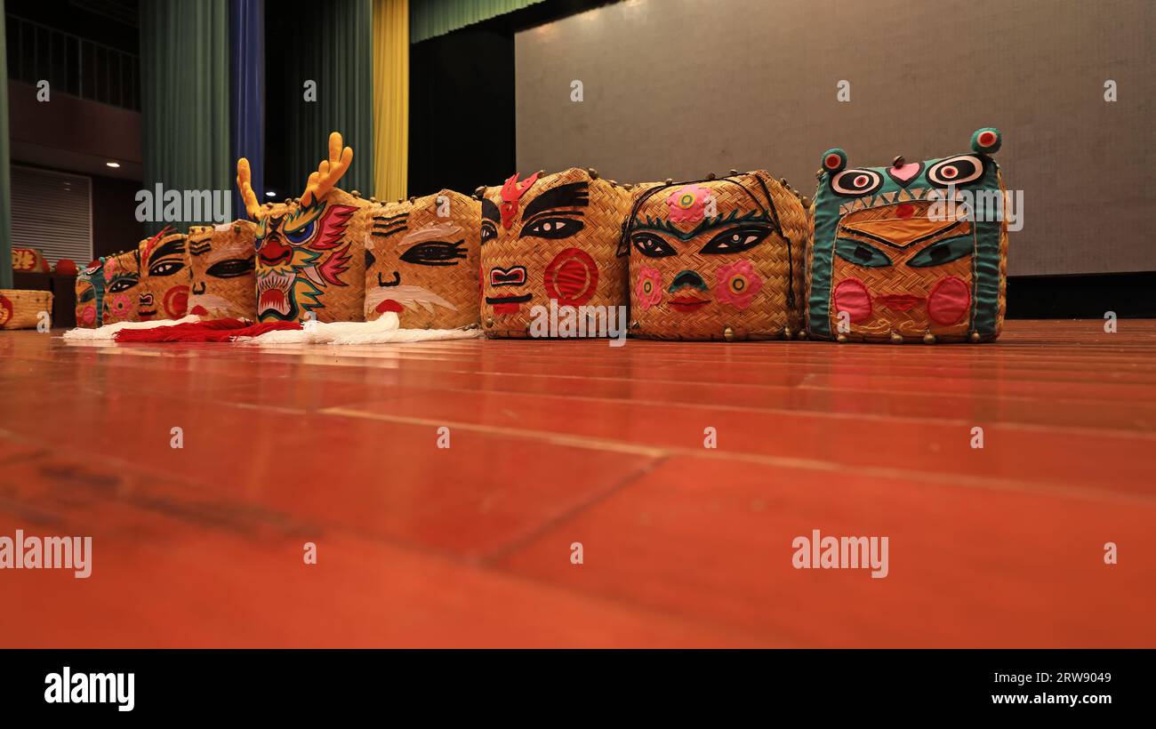 Basket, a traditional Chinese Yangko prop Stock Photo - Alamy