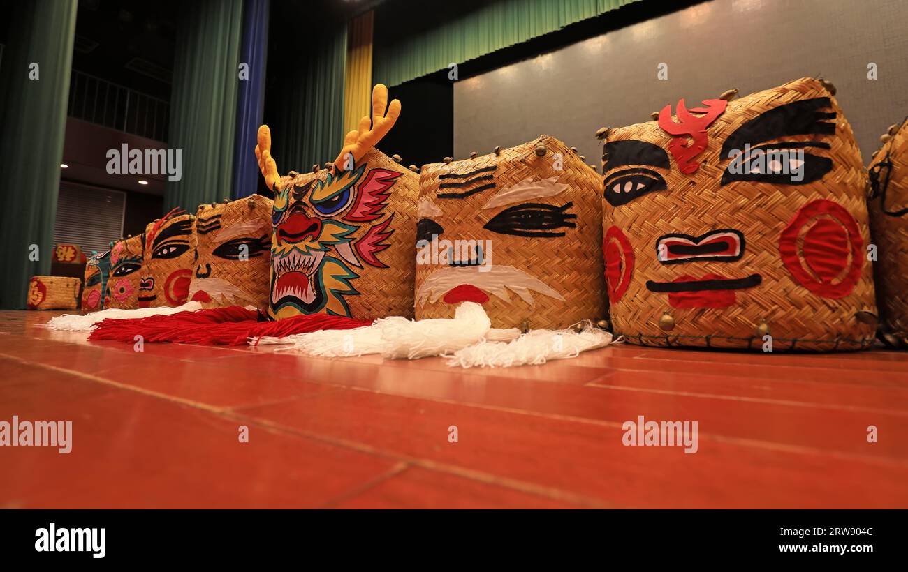 Basket, a traditional Chinese Yangko prop Stock Photo - Alamy