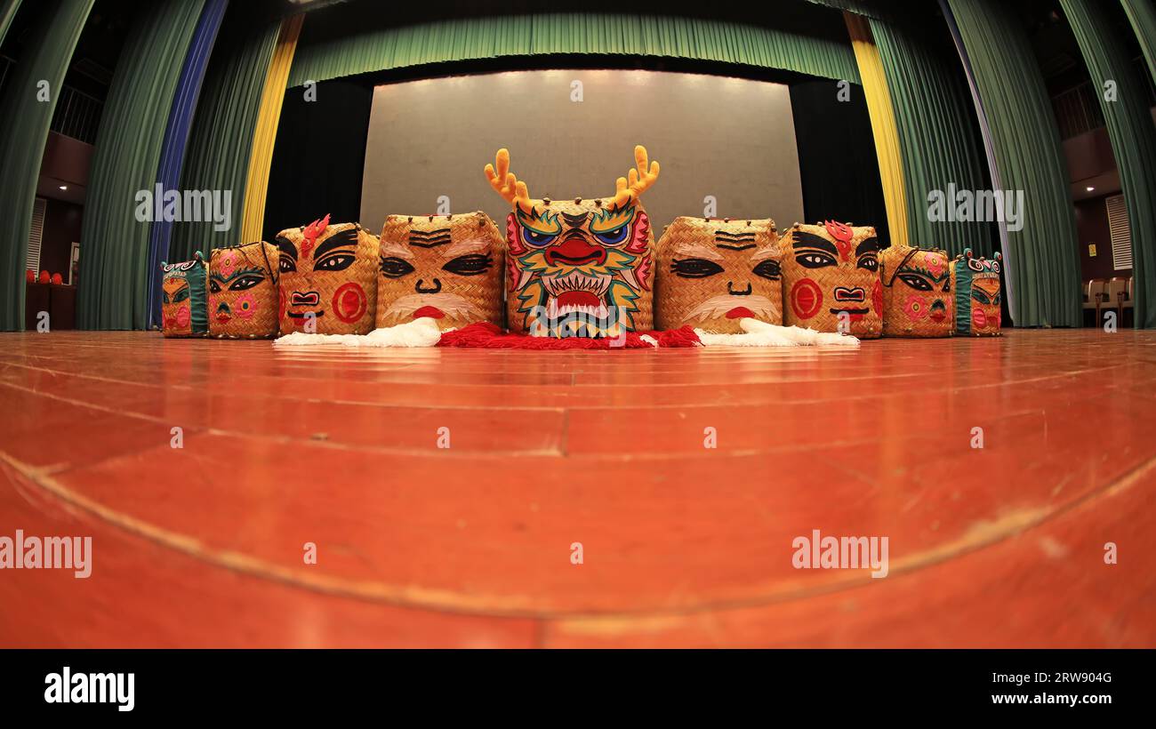 Basket, a traditional Chinese Yangko prop Stock Photo - Alamy