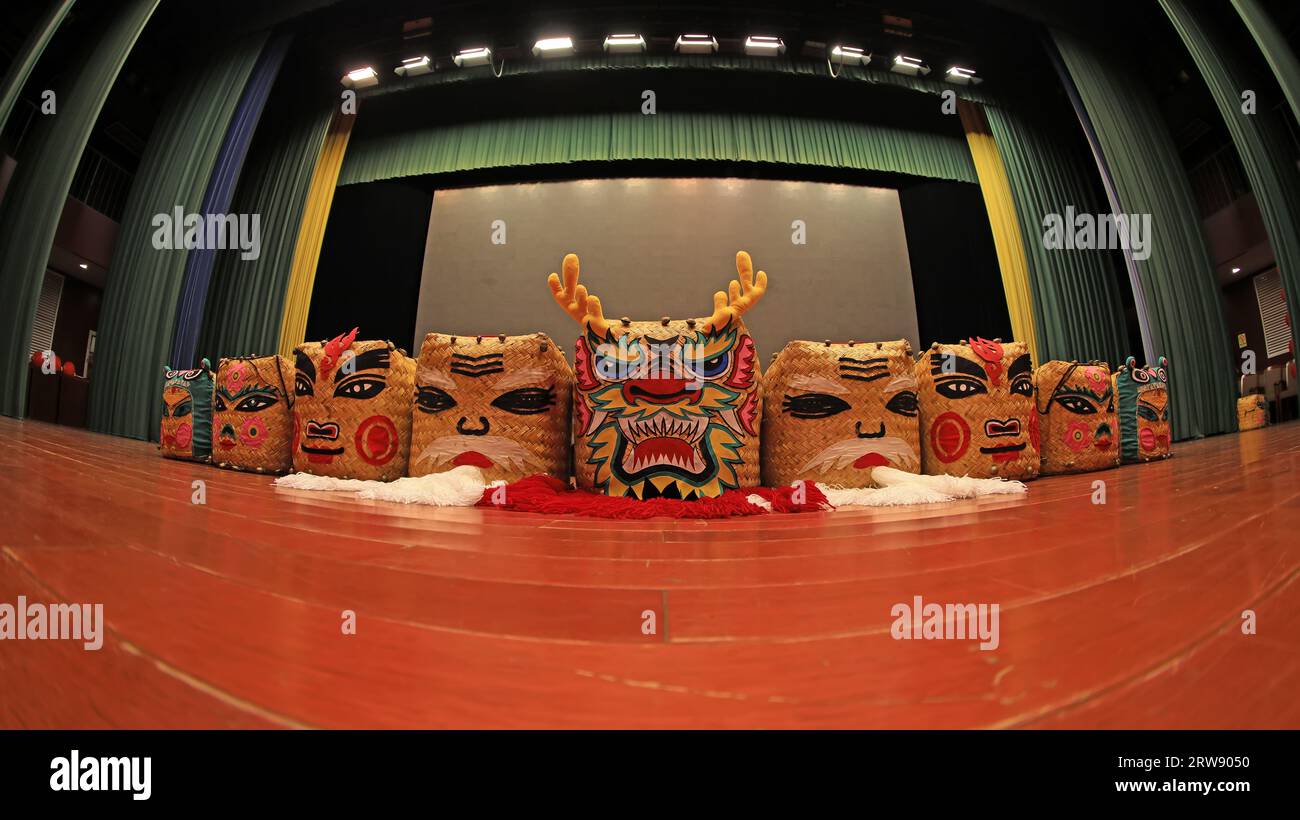 Basket, a traditional Chinese Yangko prop Stock Photo - Alamy