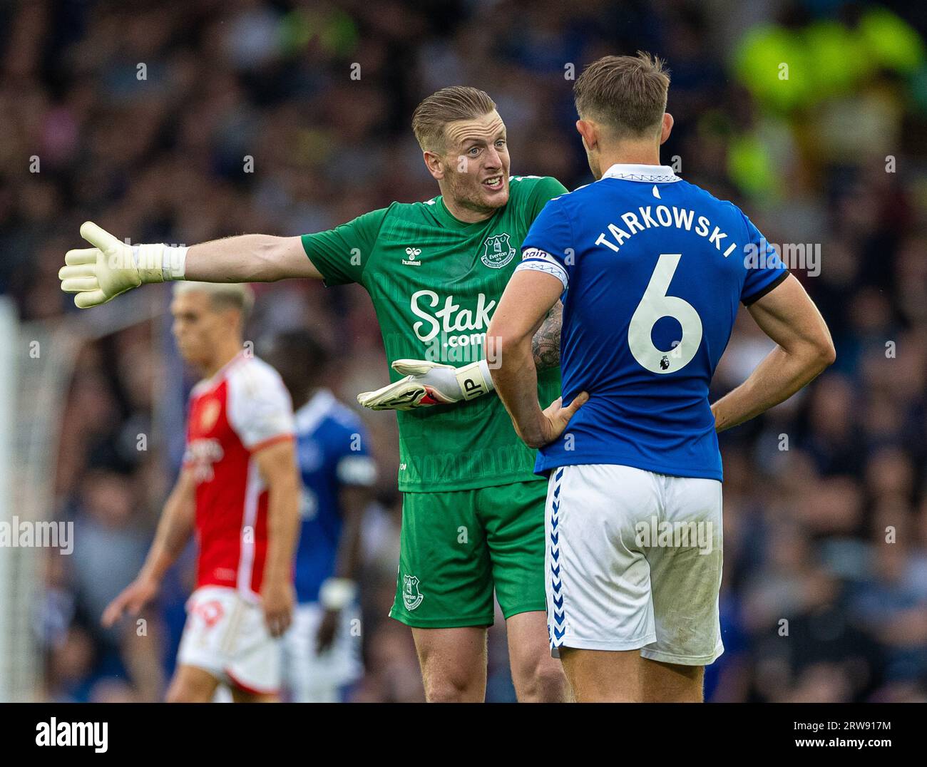 James tarkowski liverpool hi-res stock photography and images - Alamy