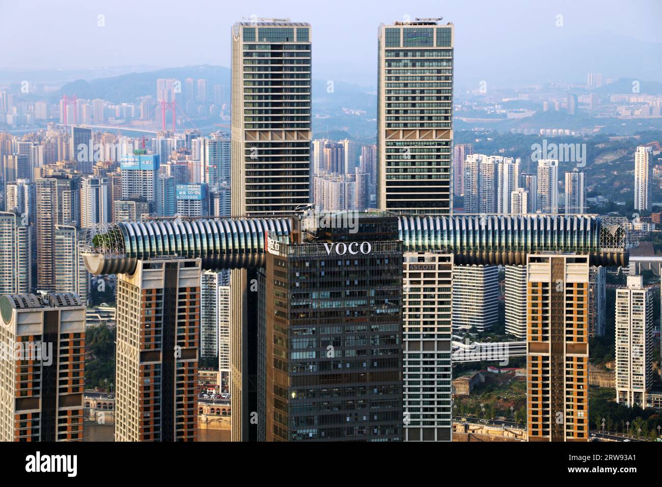 CHONGQING, CHINA - SEPTEMBER 16, 2023 - The "Crystal Corridor ...