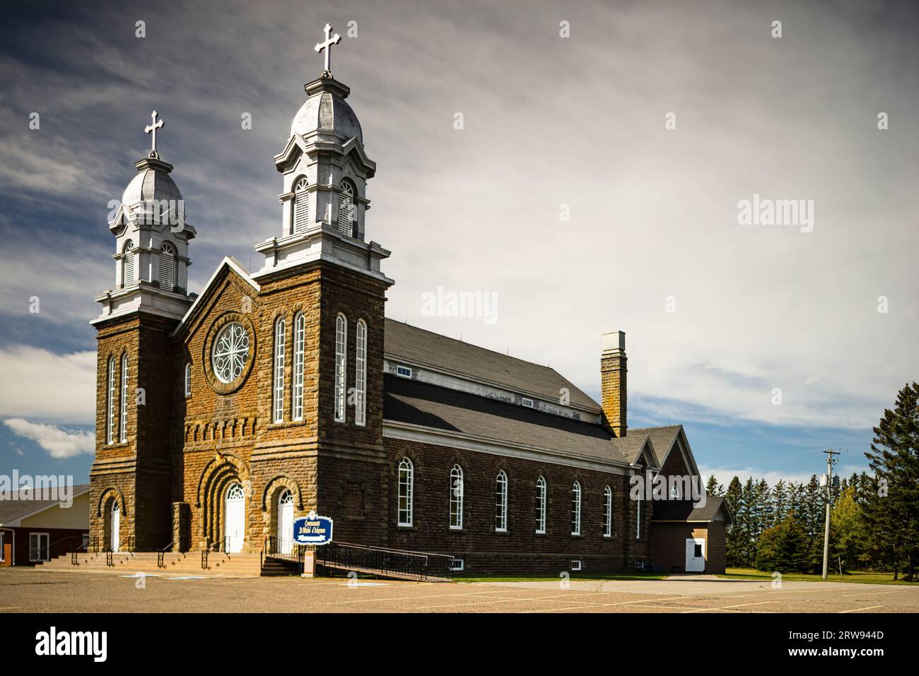 St. Michael's Church Inkerman, New Brunswick, CA Stock Photo - Alamy
