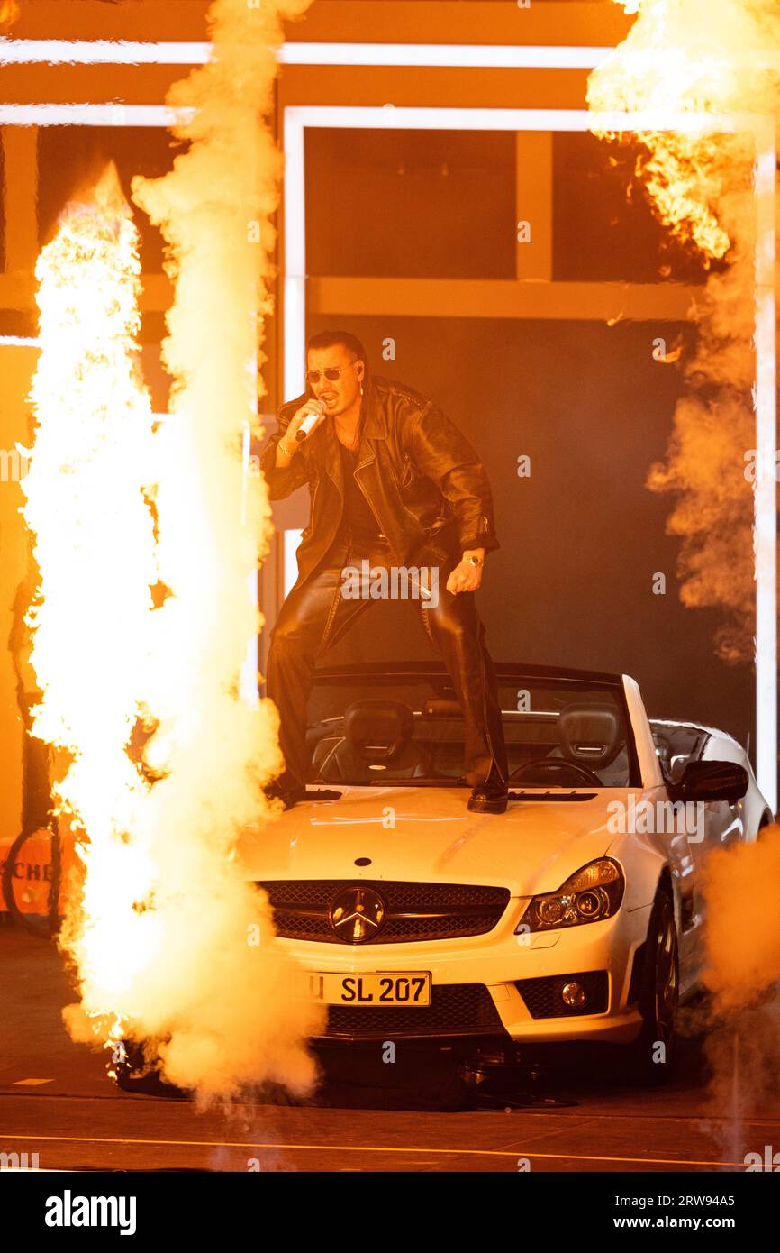 Berlin, Germany. 17th Sep, 2023. German rapper and singer Apache 207 ...