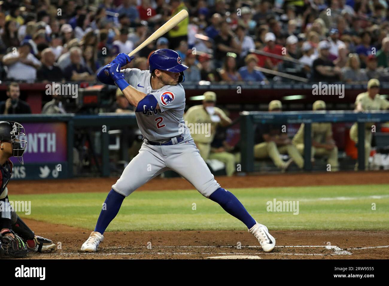 PHOENIX, AZ - SEPTEMBER 17: Chicago Cubs second baseman Nico Hoerner (2 ...