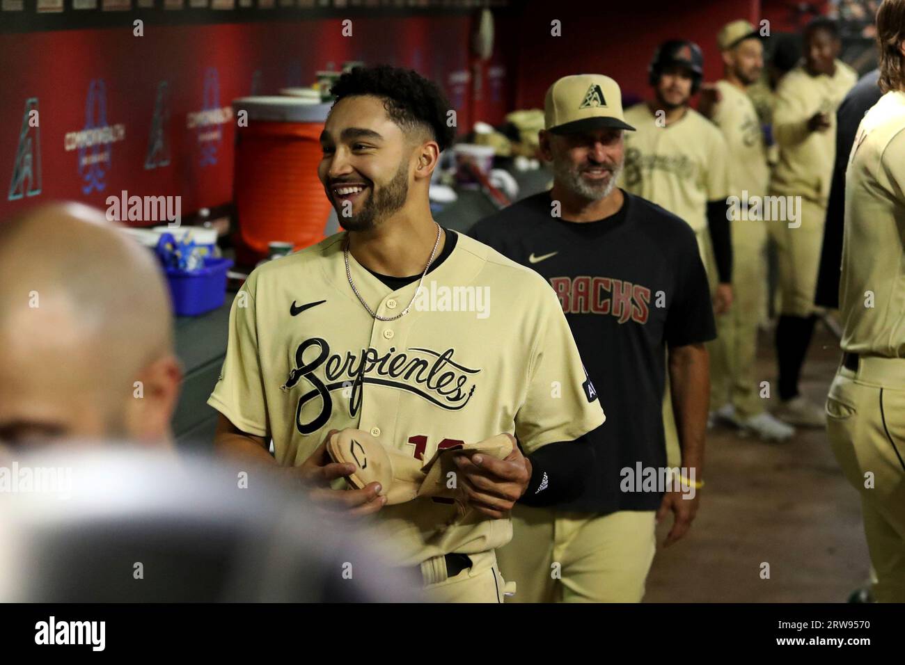PHOENIX, AZ - SEPTEMBER 17: Arizona Diamondbacks shortstop Jordan ...