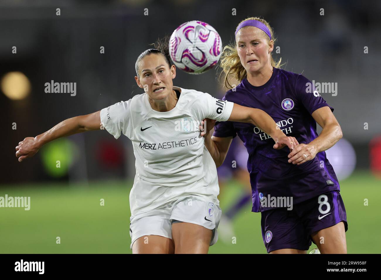Orlando, Florida, USA. 17th Sep, 2023. Orlando Pride midfielder MIKAYLA ...