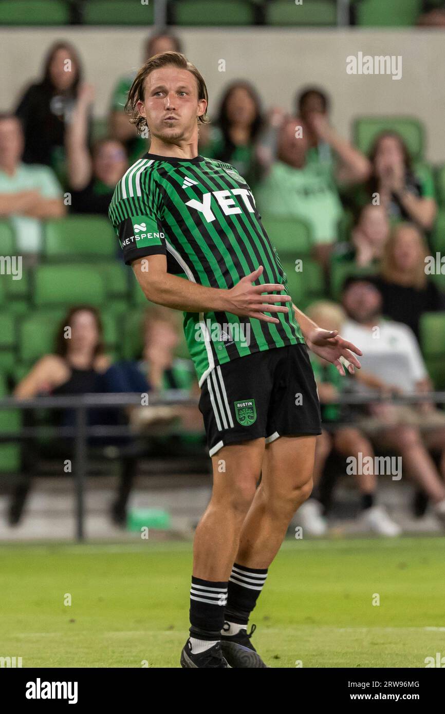 AUSTIN, TX - SEPTEMBER 17: Austin FC midfielder Alexander Ring (8 ...
