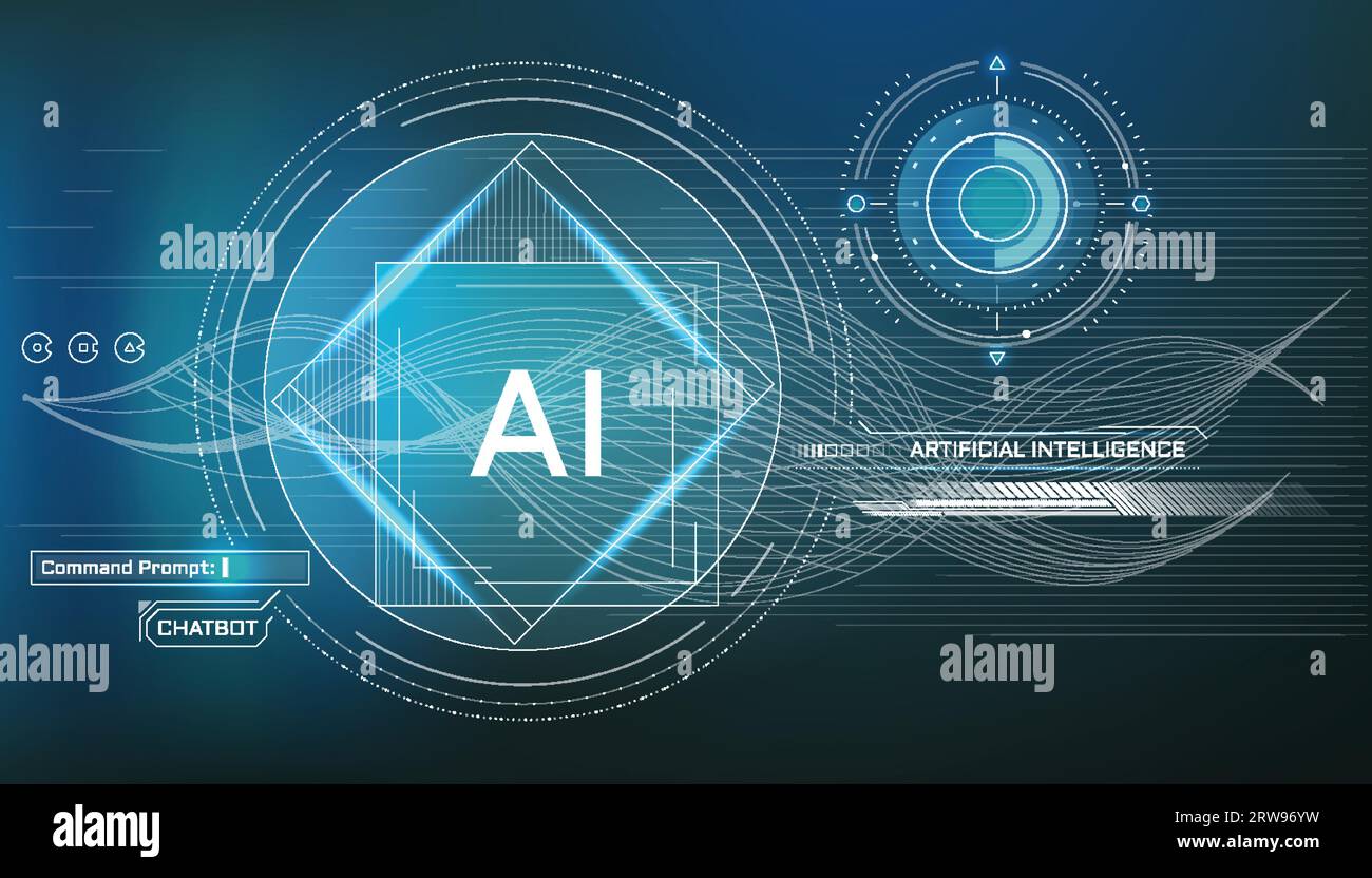 Vector infographics about futuristic technological transformation Stock ...