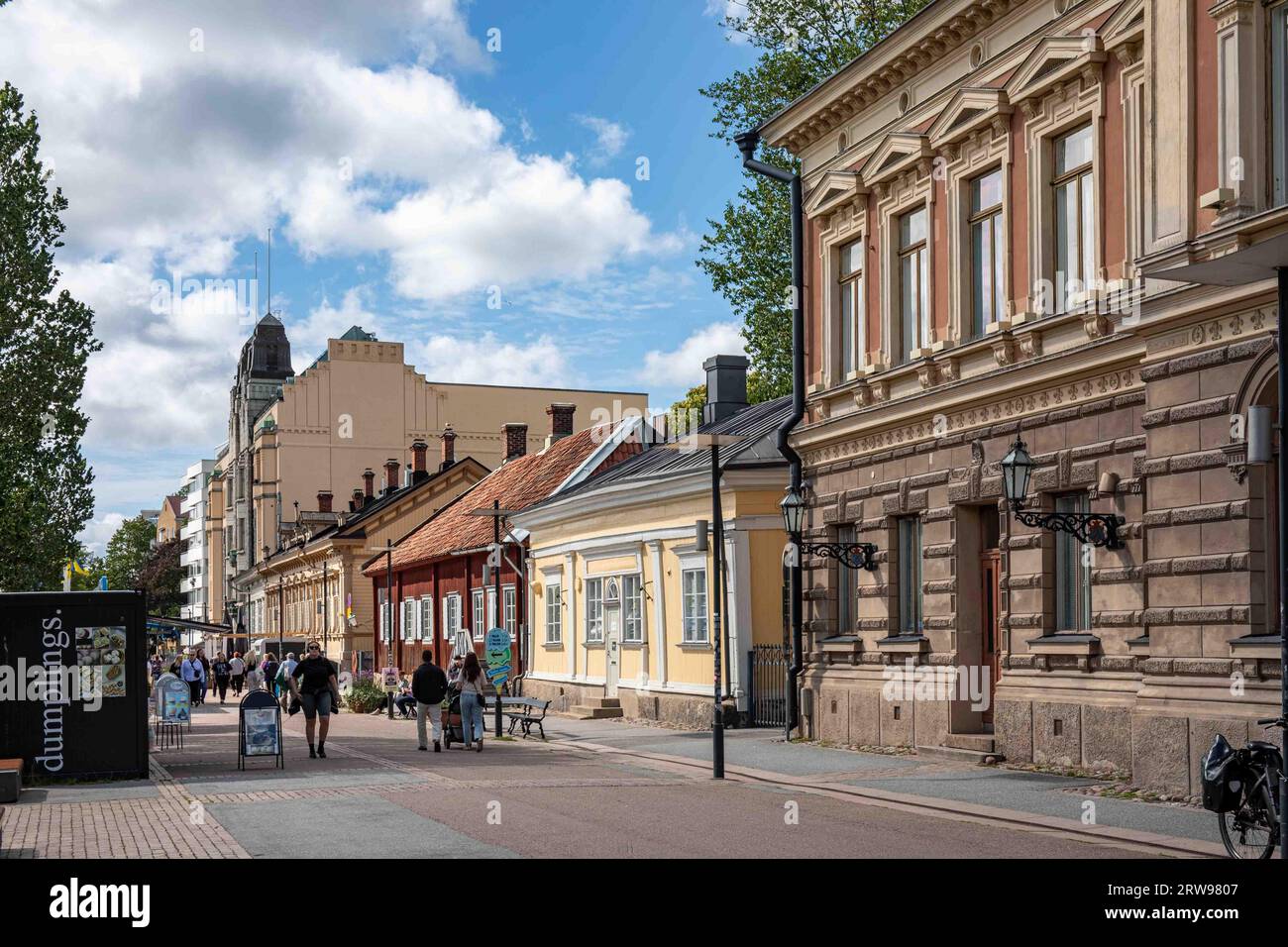 Läntinen Rantakatu street view in Turku, Finland Stock Photo - Alamy