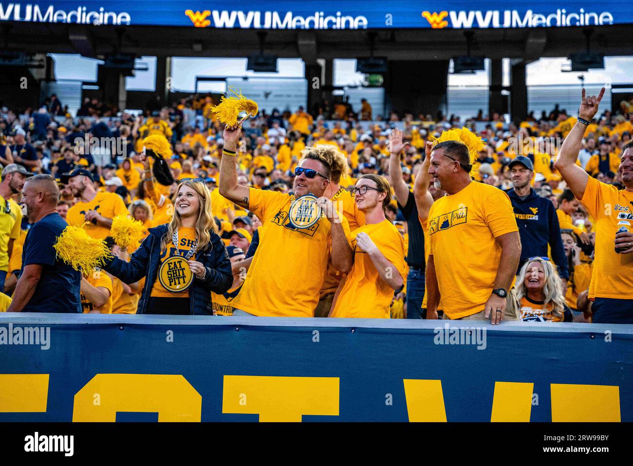 Morgantown, WV, USA. 16th Sep, 2023. September 16, 2023: Fans during ...