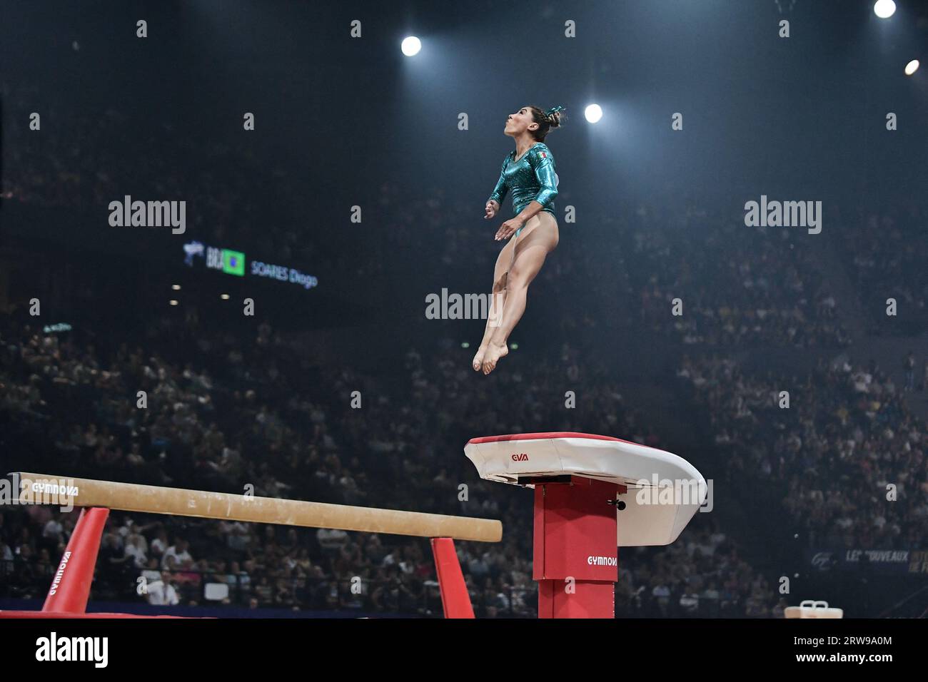 Paris, France. 17th Sep, 2023. Mexico's Ahtziri Sandoval competes ...