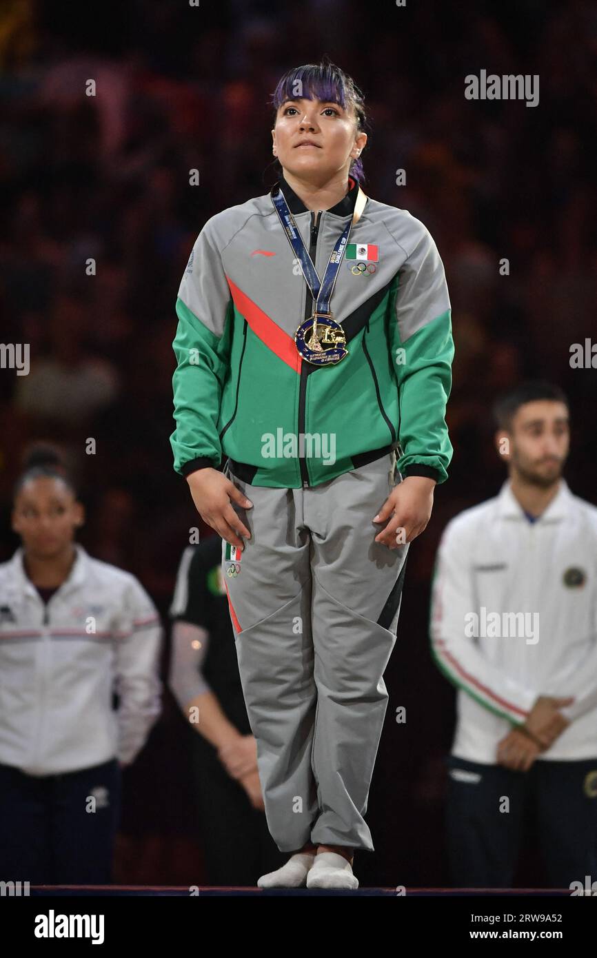 Paris, France. 17th Sep, 2023. Golden medalist Mexico's Alexa Moreno ...