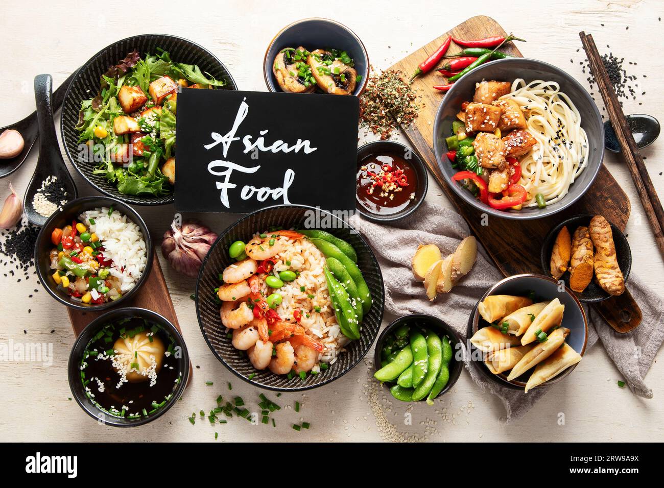 Asia asian assorted curry hi-res stock photography and images - Alamy