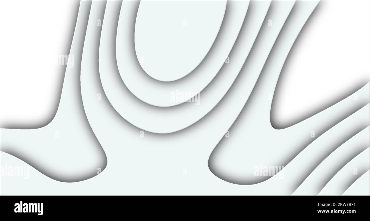 White cut curve abstract background pattern of lines and waves Stock Photo - Alamy
