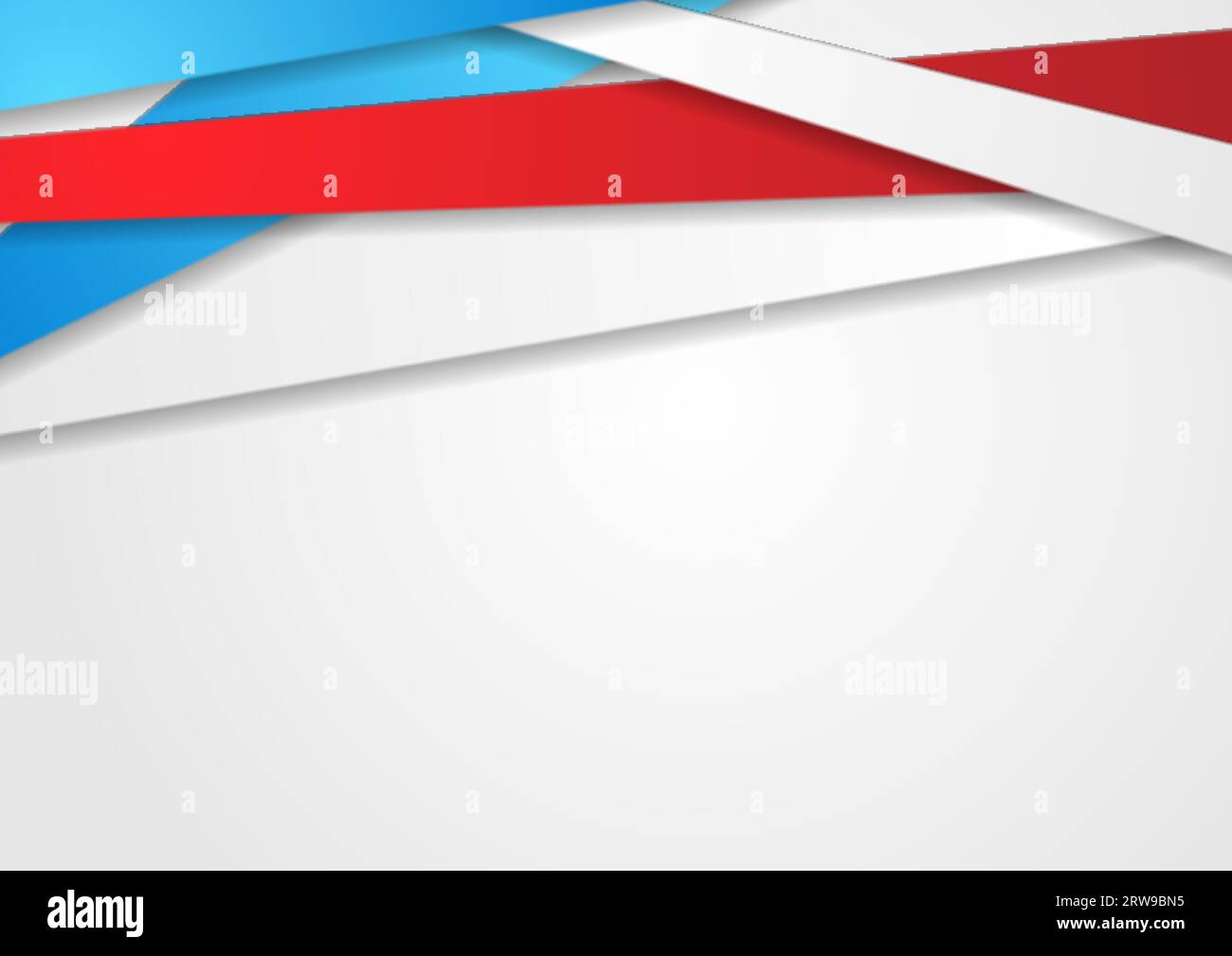 Red and blue stripes abstract corporate background. Vector geometric ...