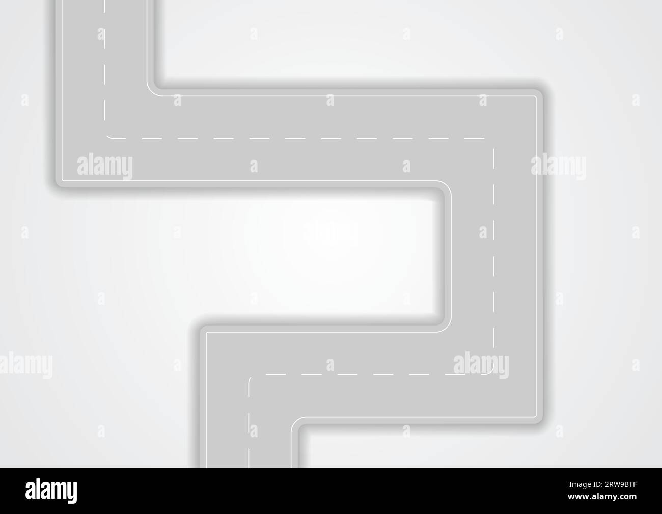 Grey abstract road design. Vector tech template background Stock Vector ...