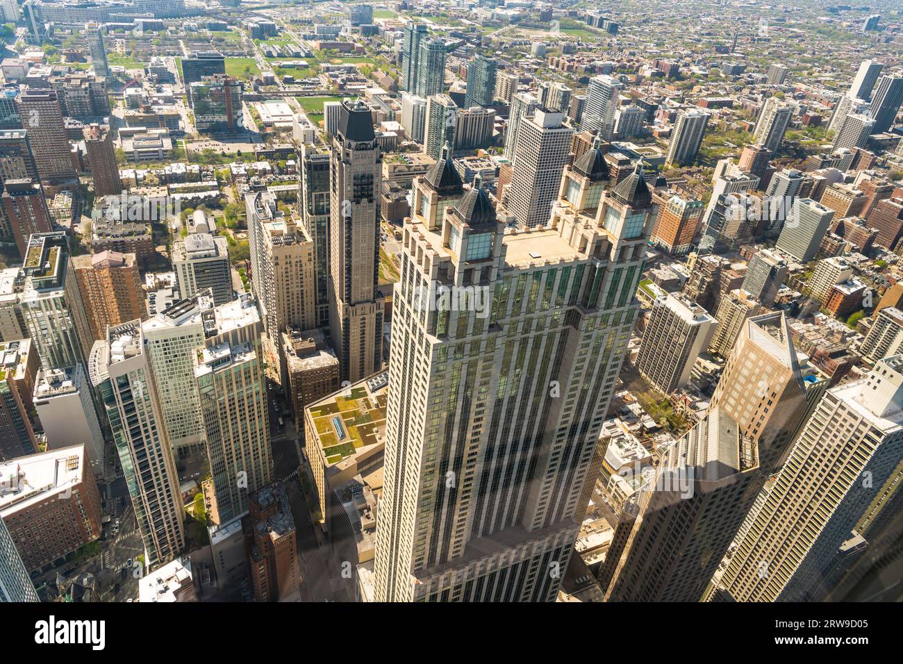 skyscraper aerial view. cityscape skyline. architectural building in ...