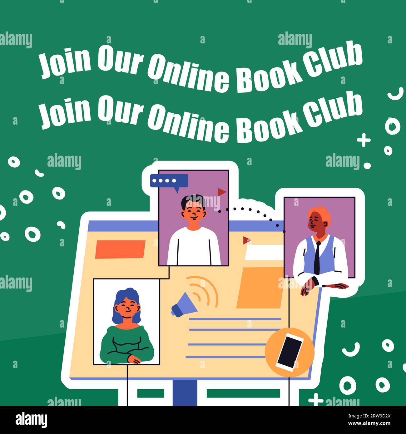 Bookstore employee Stock Vector Images - Alamy