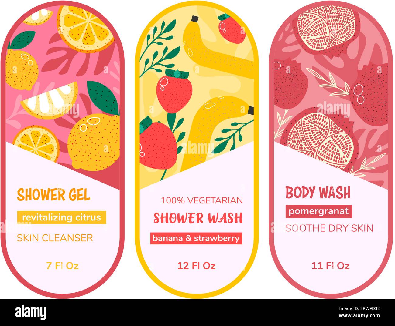 Shampoo ingredients Stock Vector Images - Alamy