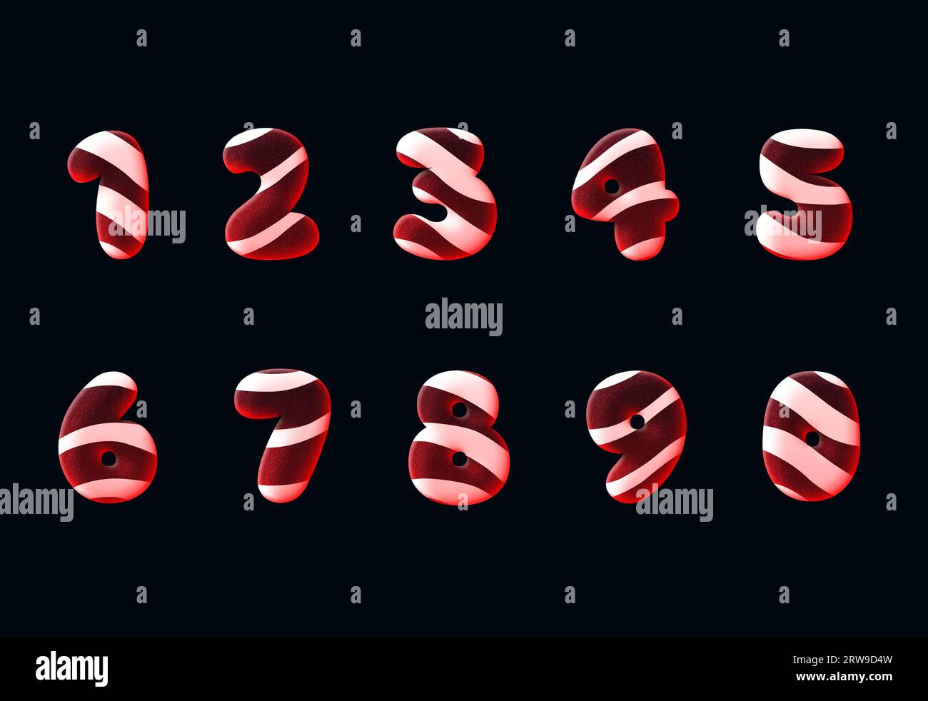 Jelly alphabet fruit candy font hi-res stock photography and images - Alamy