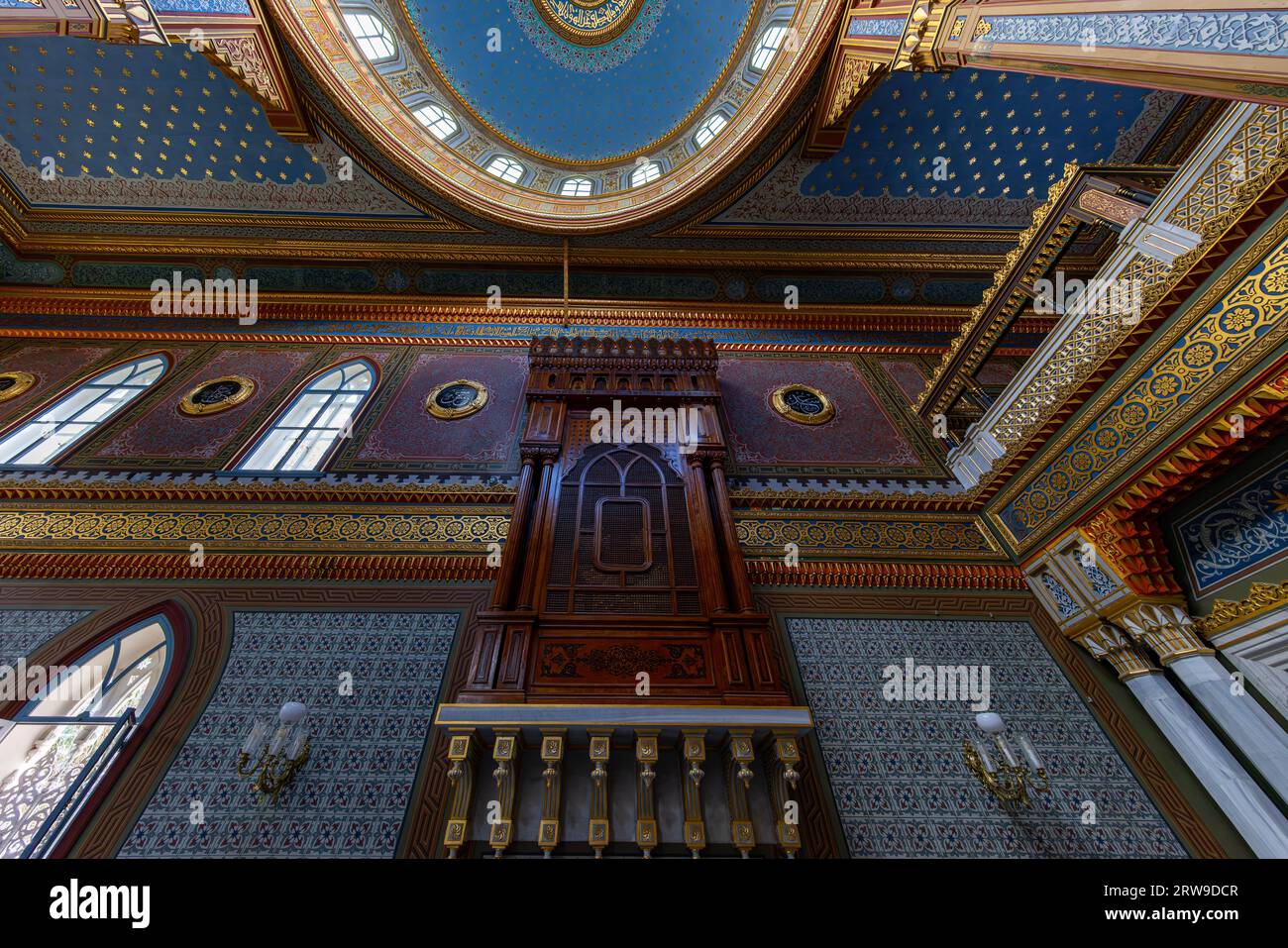Istanbul, Turkey, September 11, 2023: Yildiz Hamidiye Mosque built by ...