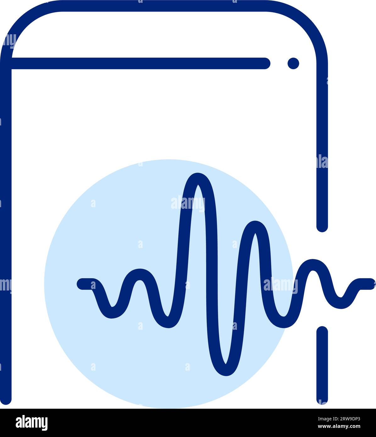 Sound record wave talk Stock Vector Images - Alamy