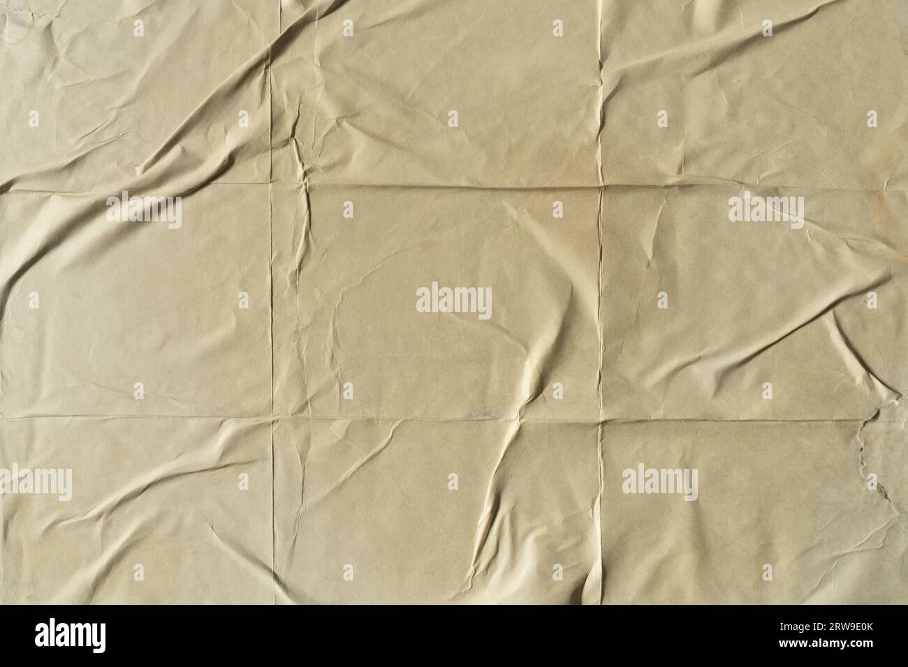 Old folded yellow cream paper texture background Stock Photo - Alamy